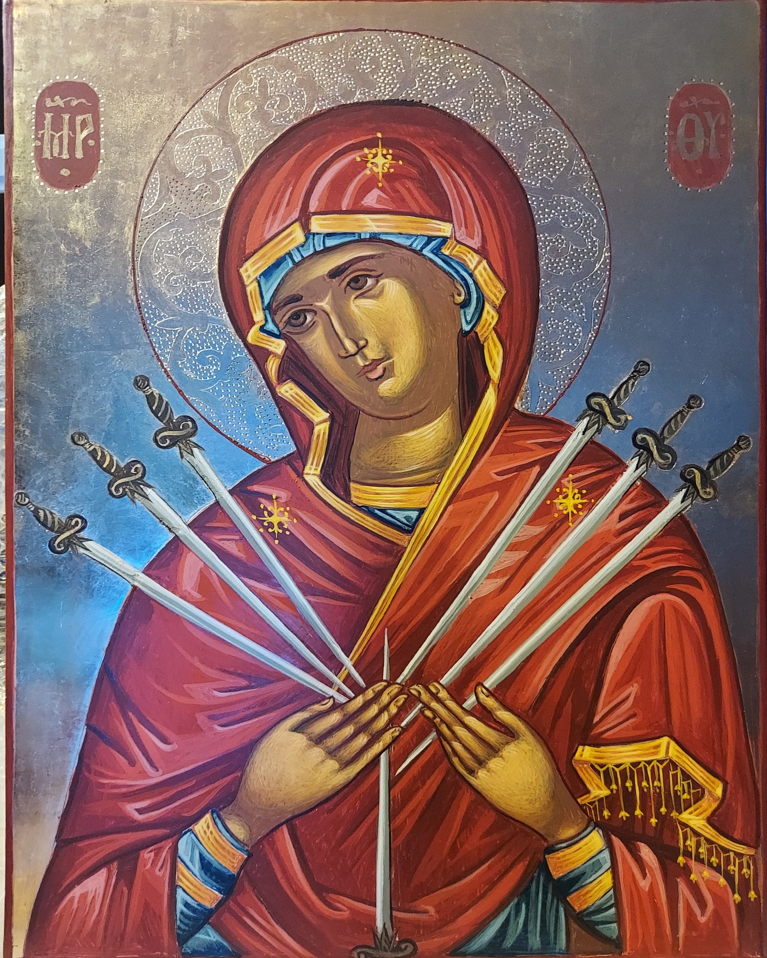 αγιογράφος Αθηνά Αλεξοπούλου Παππά --Παναγία